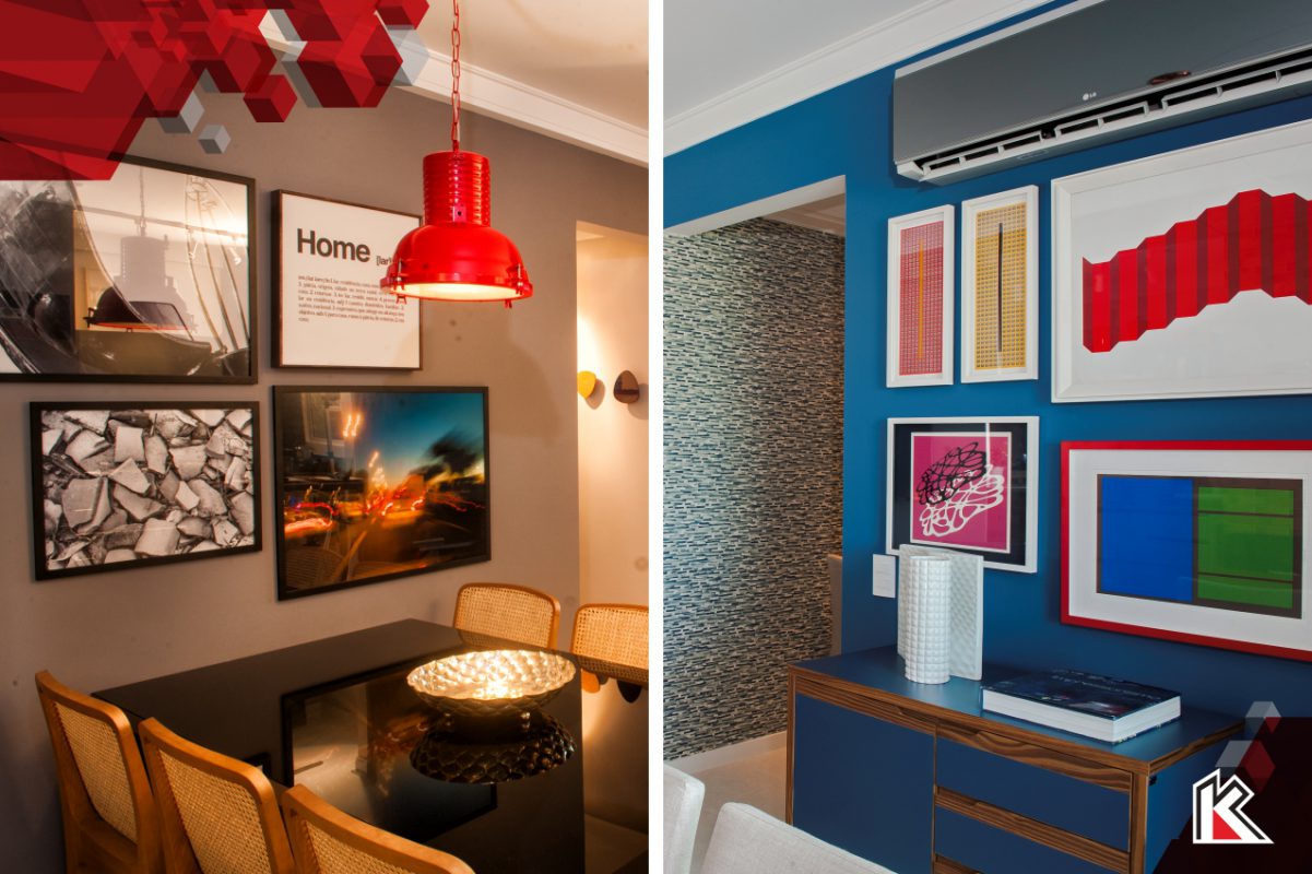 Mix de Quadros na Decoração - WKoerich Imóveis